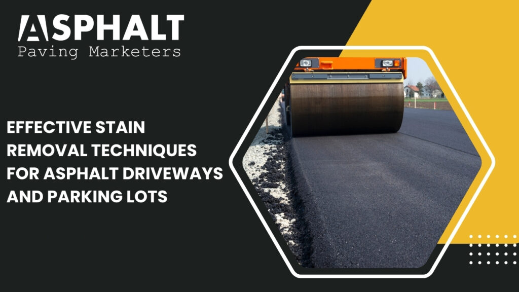 Revive Asphalt: Expert Stain Removal for Driveways & Lots